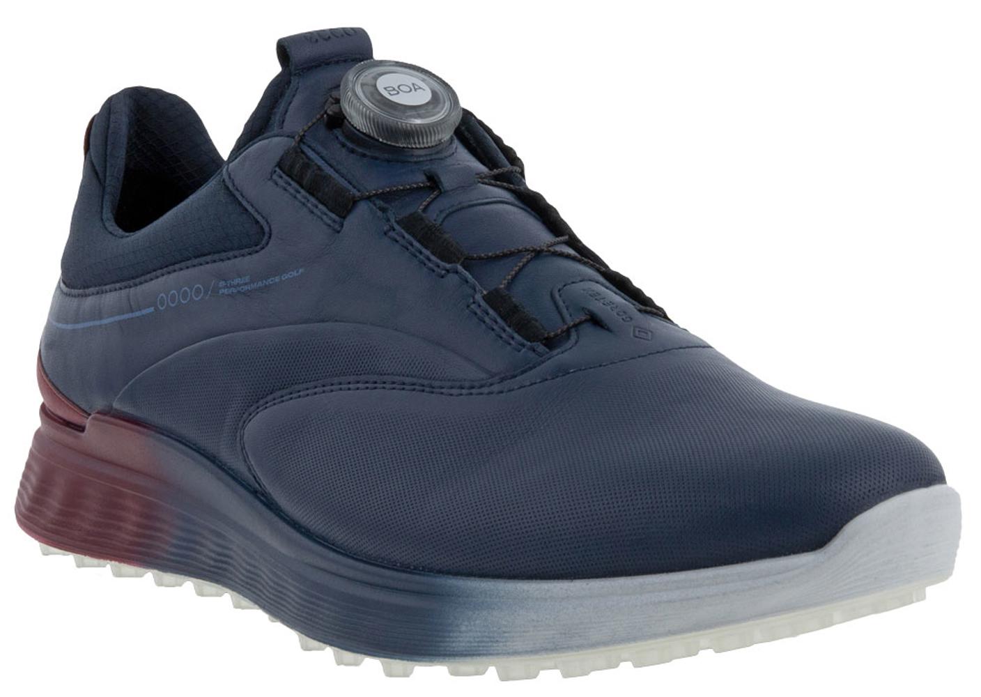 Ecco Mens S-Three Boa Golf Shoes - Golfonline