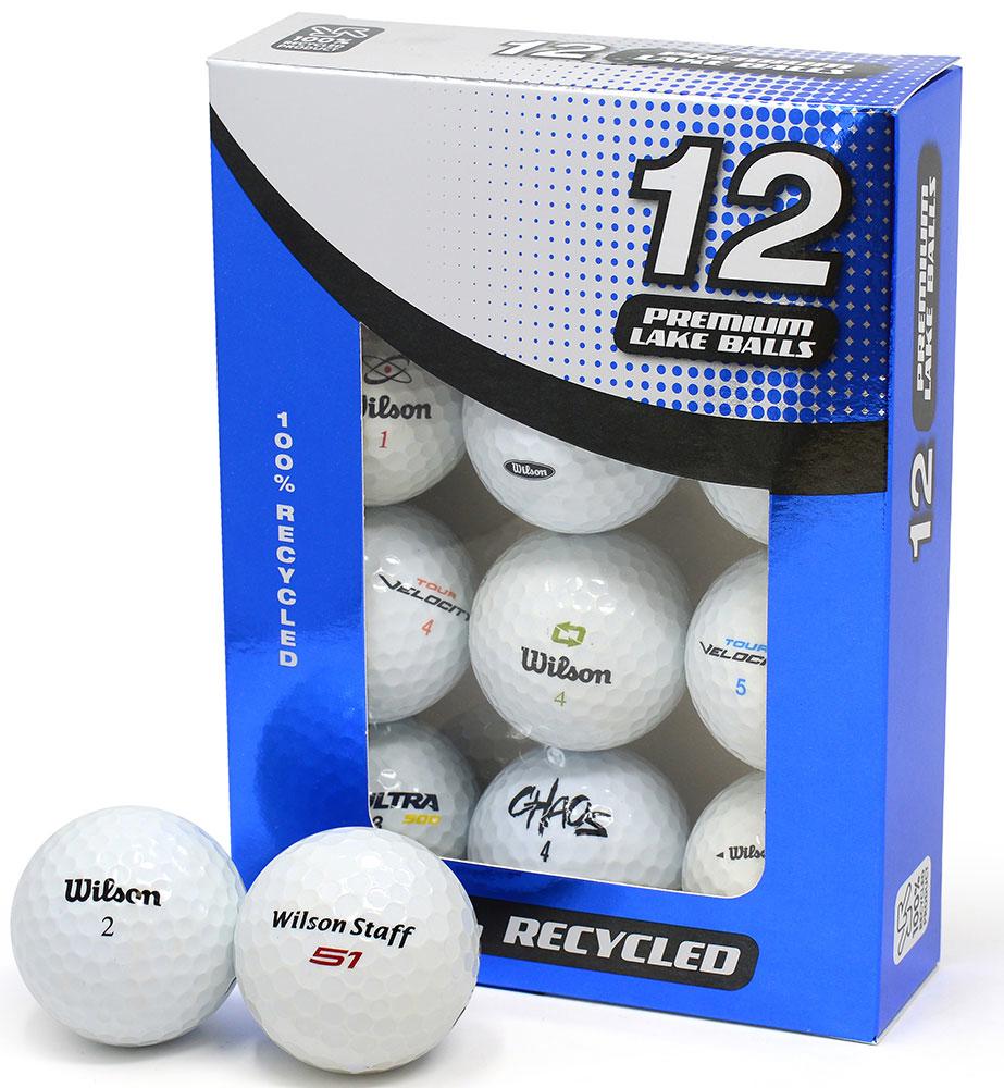 Wilson Mixed Pearl Grade Lake Balls - 12 Balls - Golfonline