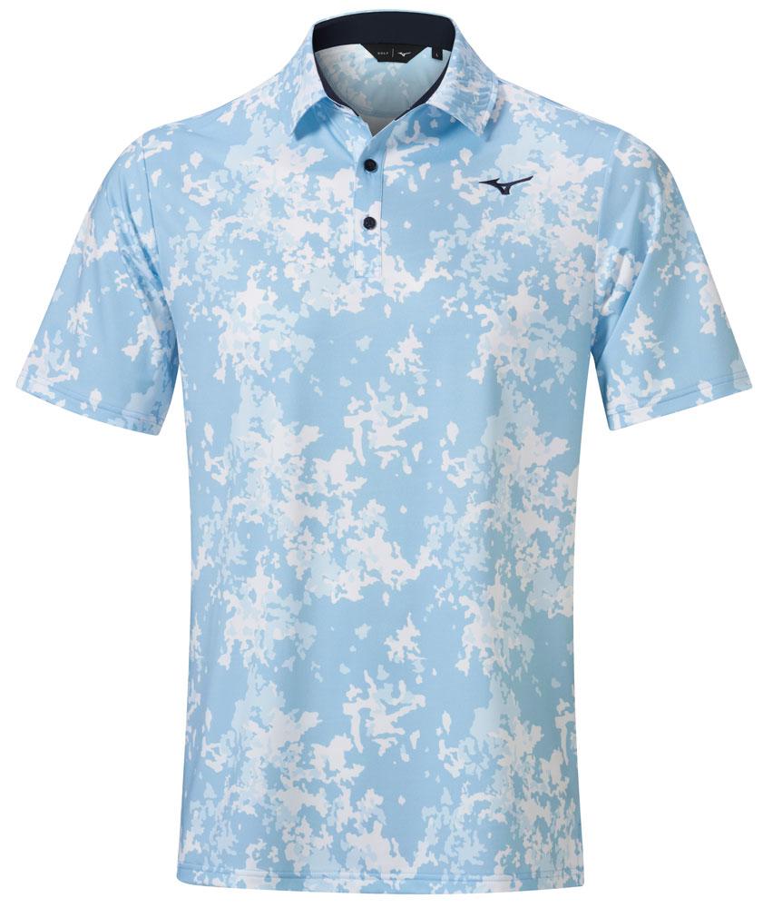 Mizuno Mens Floral Polo Shirt - Golfonline