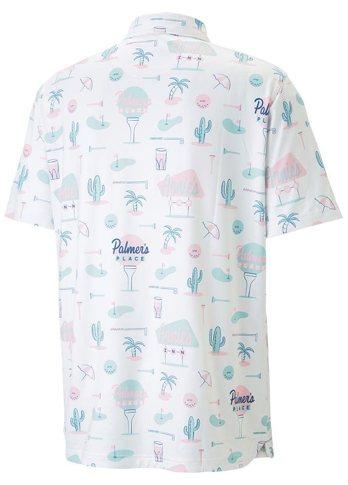 Puma Mens Cloudspun Palmer's Place Polo Shirt - Arnold Palmer Collection