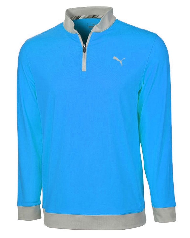 Puma Mens Rotation Stealth Quarter Zip Pullover - Golfonline