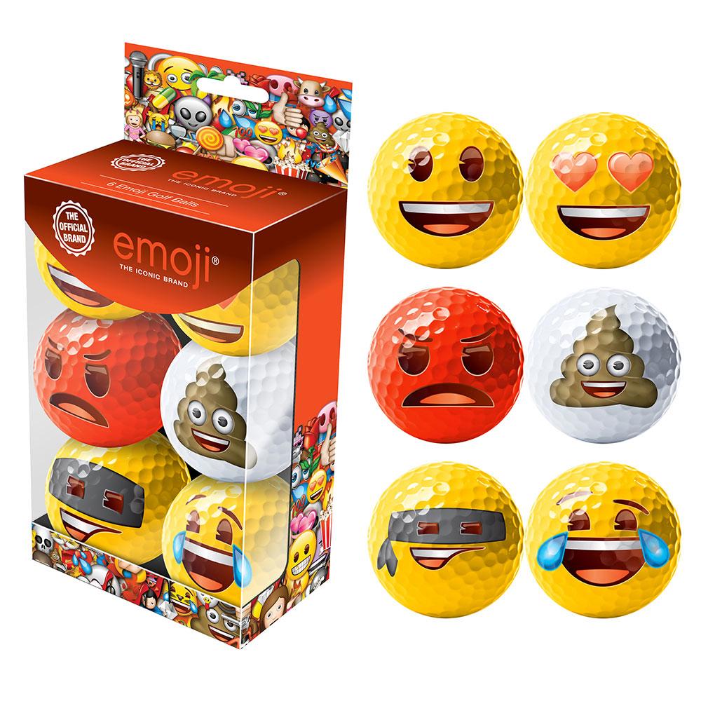 Emoji Golf Balls (6 Balls) | GolfOnline