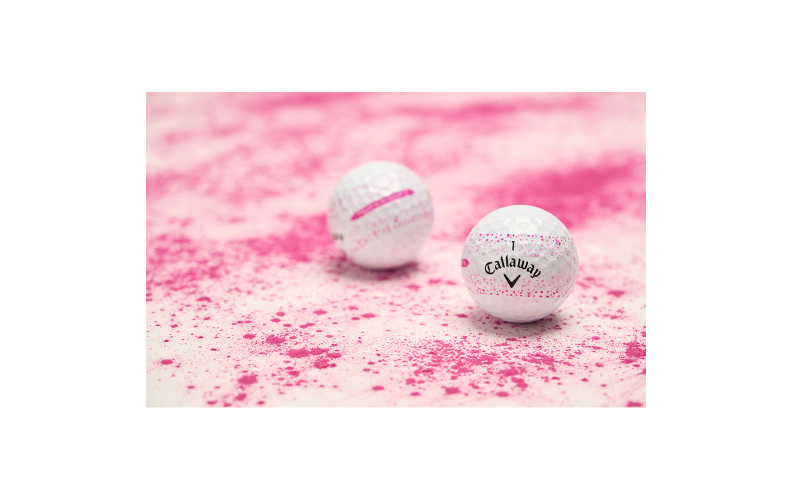 Callaway Supersoft Splatter 360 Pink Golf Balls (12 Balls)