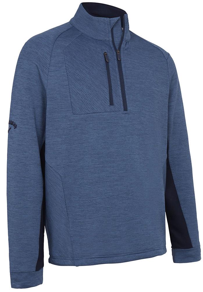 Callaway Mens Heather Stripe Fleece Pullover - Golfonline