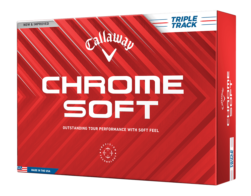 Callaway Chrome Soft Triple Track Golf Balls (12 Balls) 2024