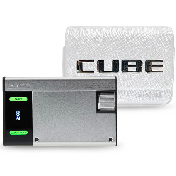 CaddyTalk Cube Laser Rangefinder With Carry Pouch - Golfonline