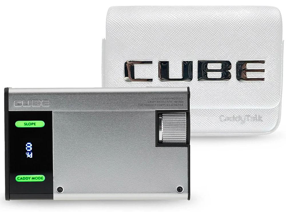 CaddyTalk Cube Laser Rangefinder With Carry Pouch - Golfonline