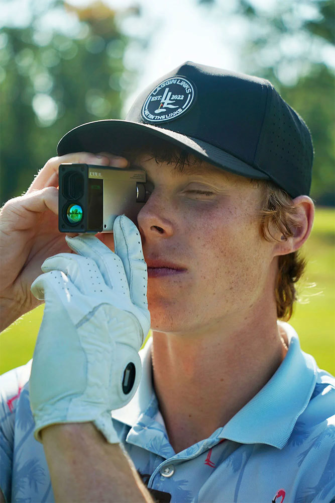 CaddyTalk Cube Laser Rangefinder With Carry Pouch - Golfonline