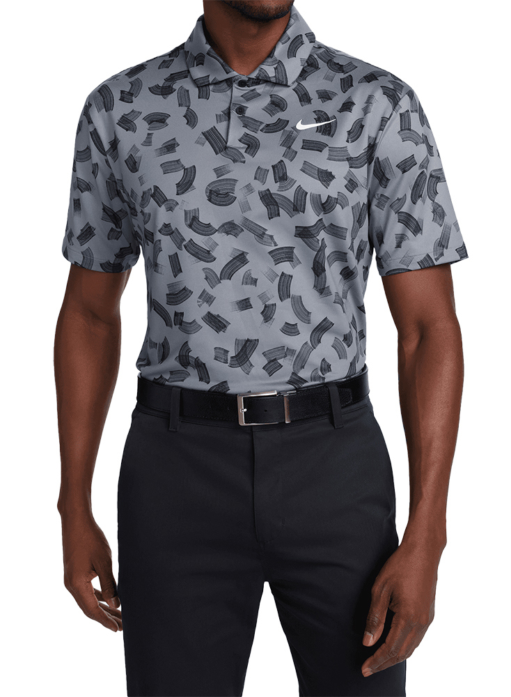 Nike Mens Dri-Fit Tour Micro Print Polo Shirt - Golfonline