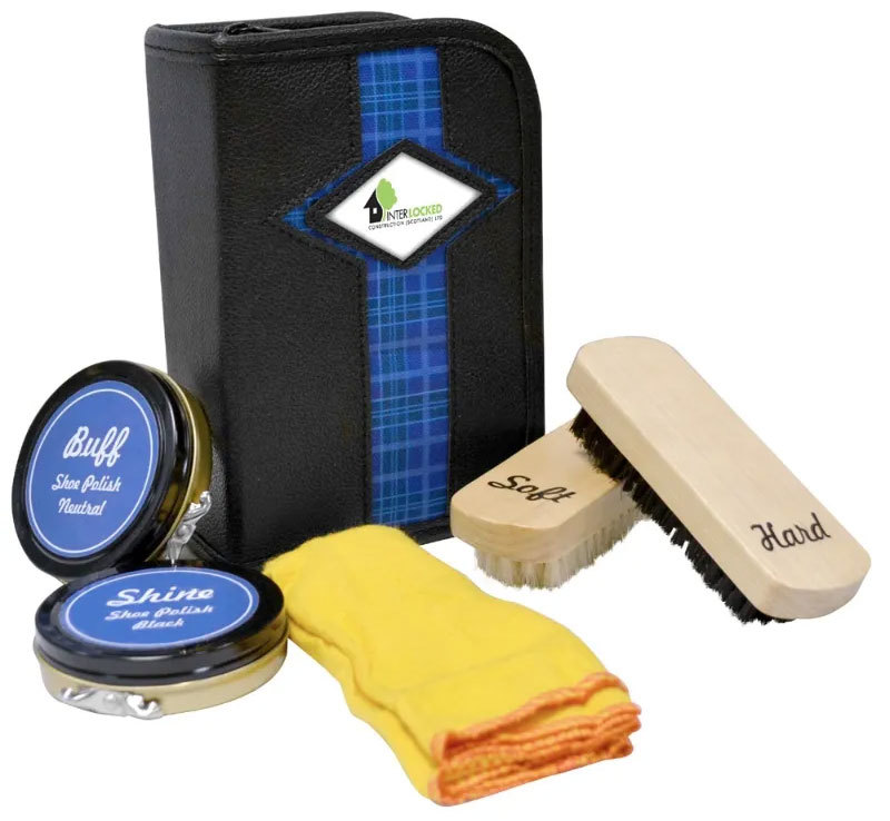 Executive Shoe Shine Care Kit - Personalised - Golfonline