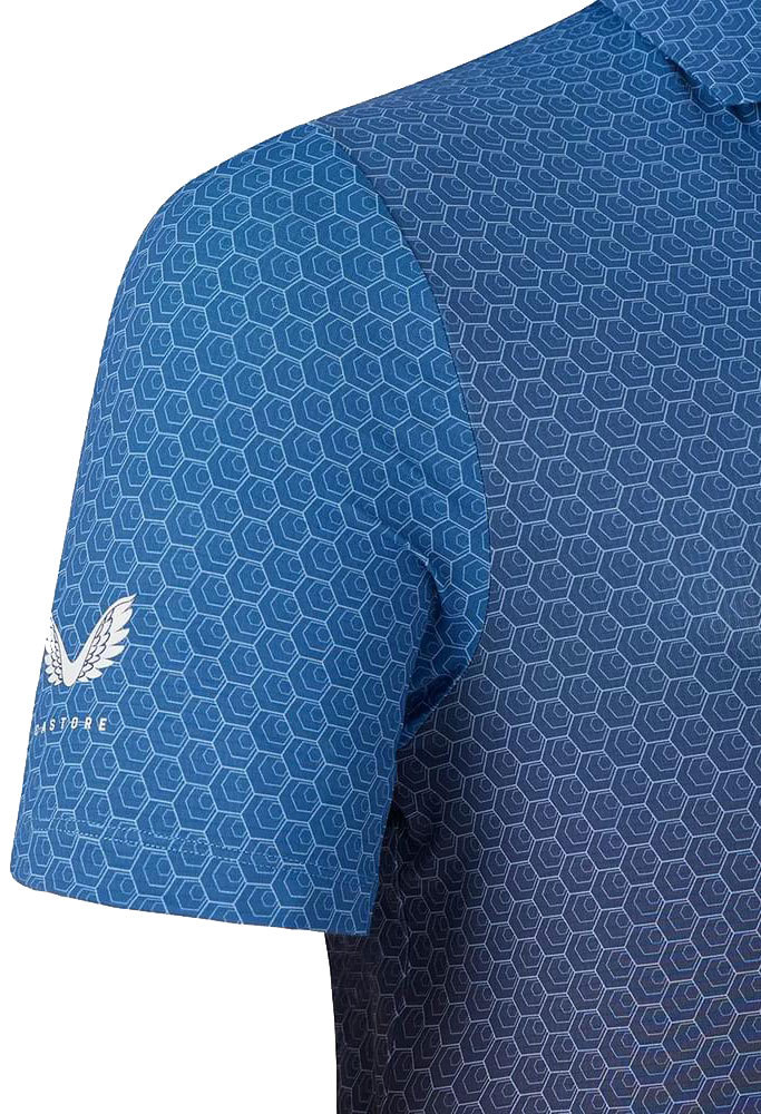 Castore Mens Printed 2 Polo Shirt - Golfonline
