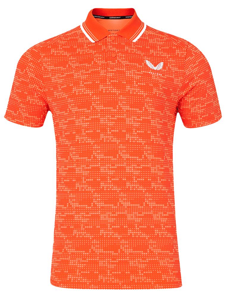 Castore Mens Printed Tech Polo Shirt - Golfonline