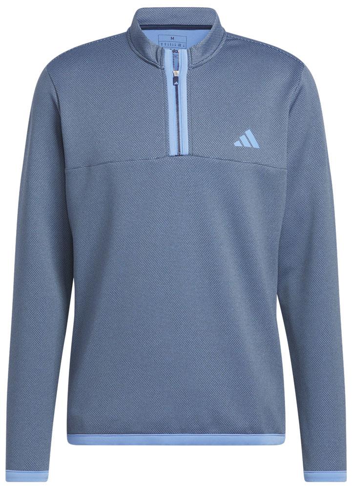 adidas Mens Microdot 1/4 Zip Pullover Top - Golfonline