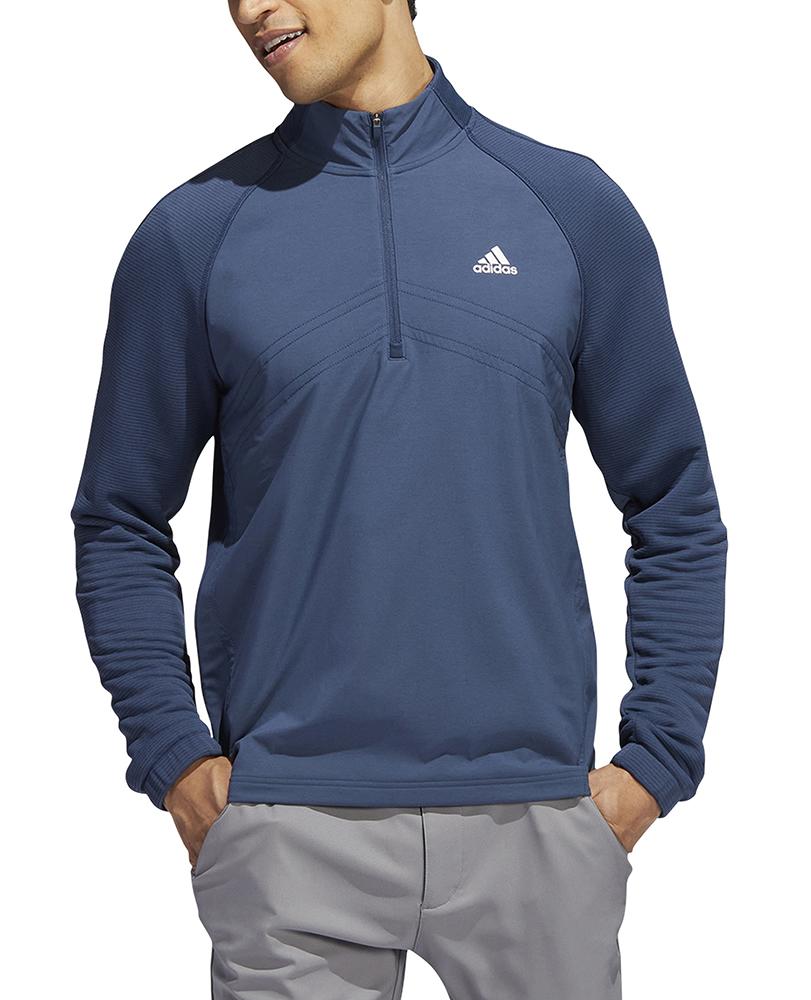 adidas Mens Primegreen 1/4 Zip Fleece Pullover - Golfonline