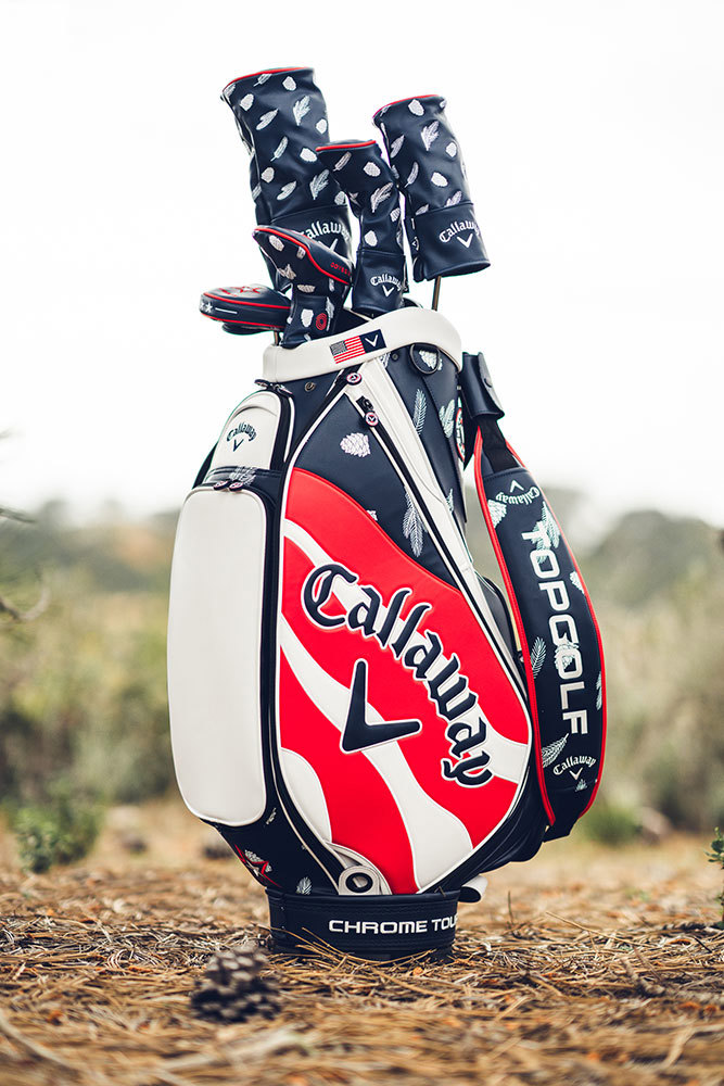 Limited Edition - Callaway June Major Tour Staff Bag and Headcovers Set