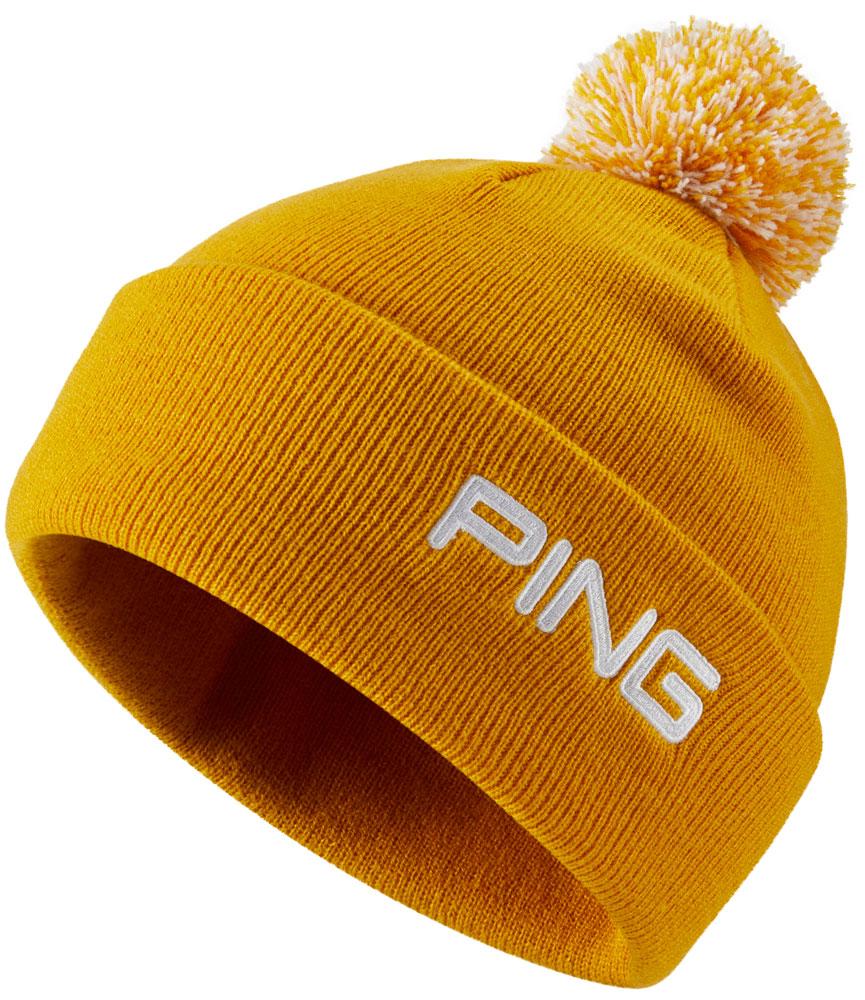 Ping Mens Cresting Knit Bobble Hat - Golfonline