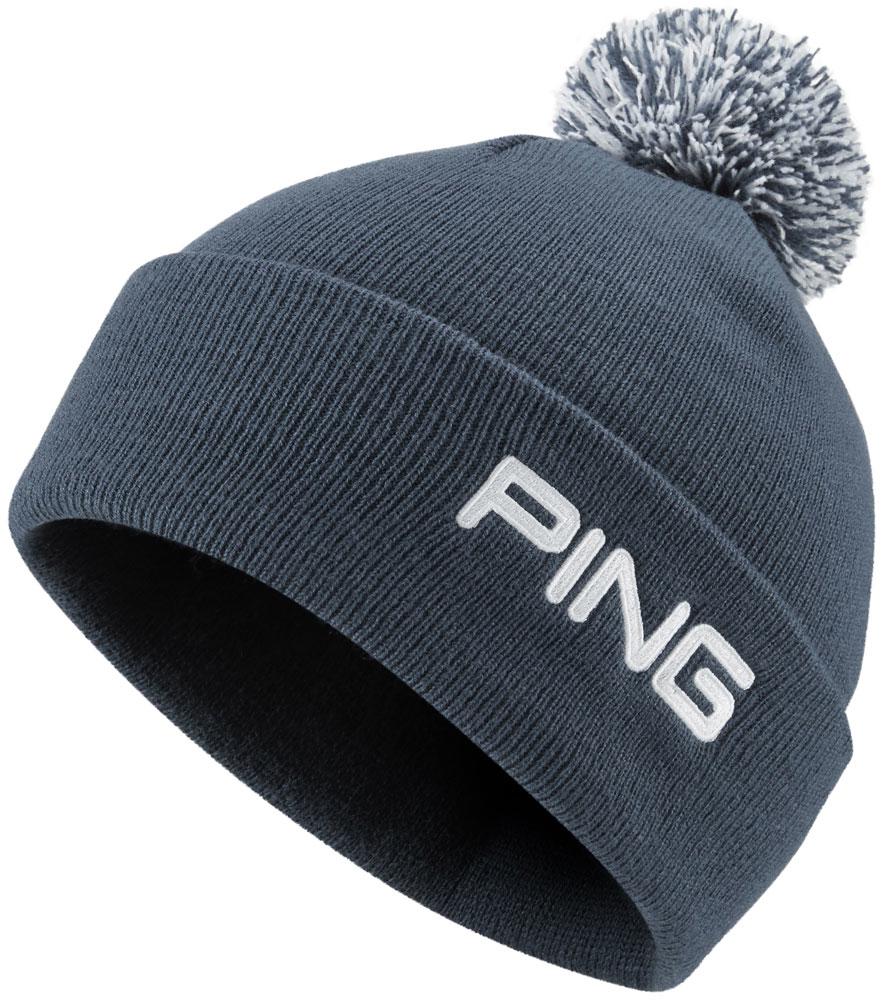 Ping Mens Cresting Knit Bobble Hat - Golfonline