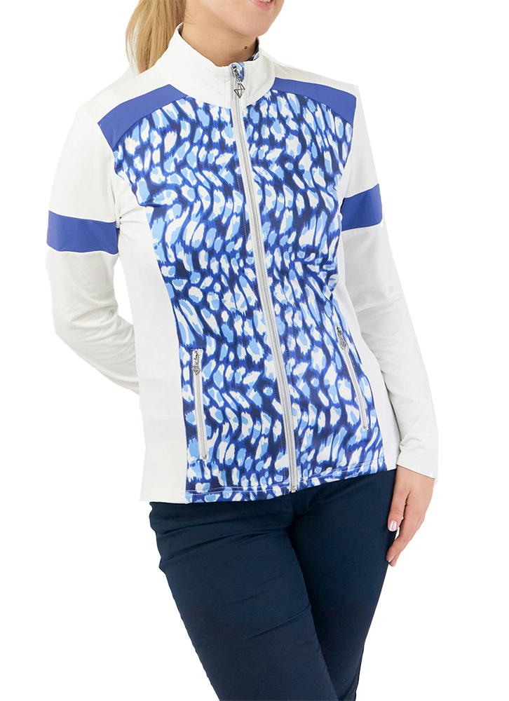 Pure Golf Ladies Galena Jacket - Leopard Lake - Golfonline