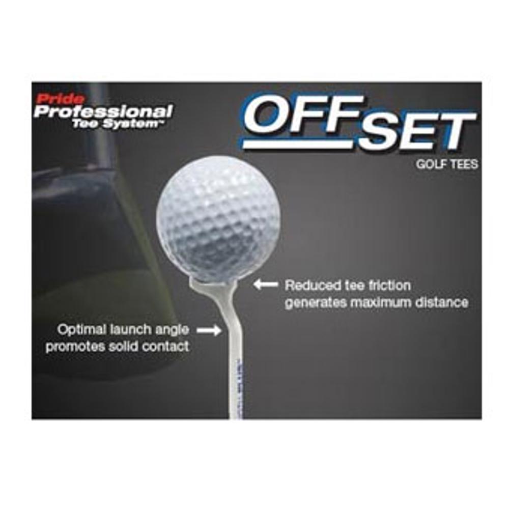 Pride Offset Plastic Tees 15 Blister Pack | GolfOnline