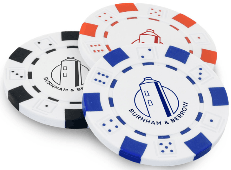 Printed Poker Chip - Personalised - Golfonline