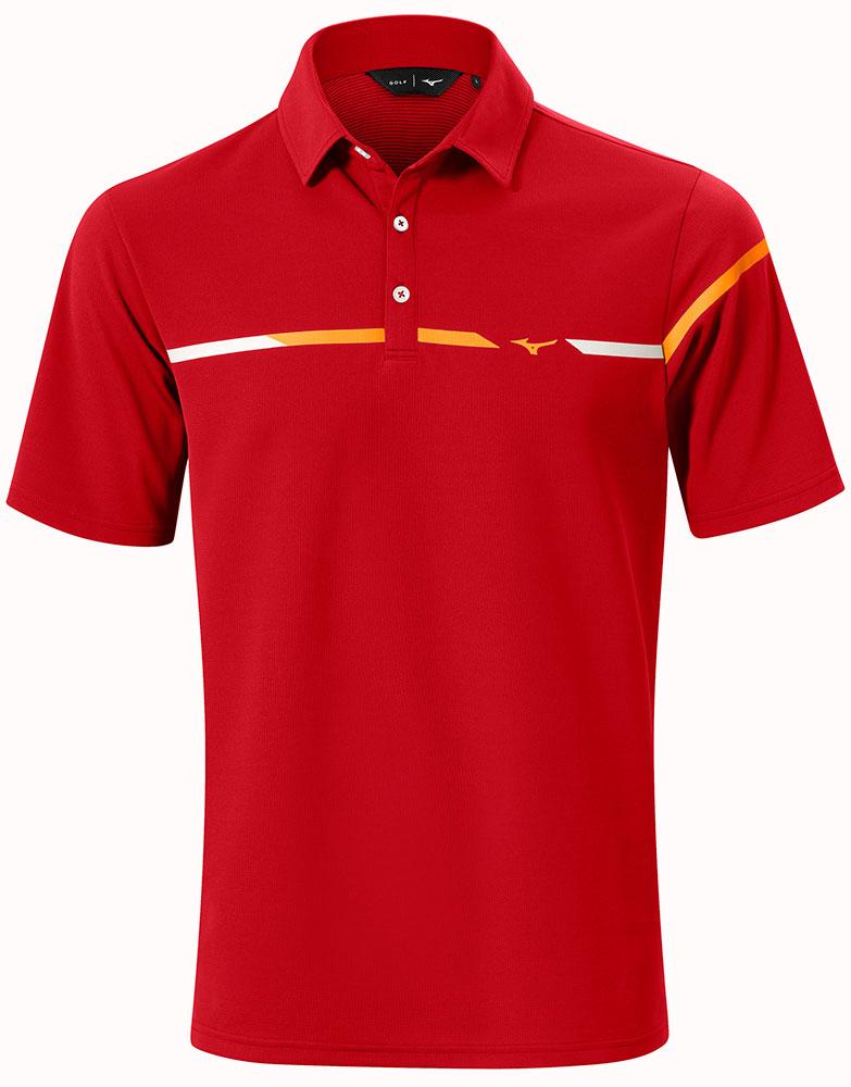 Mizuno Mens Breath Thermo ST Polo Shirt - Golfonline