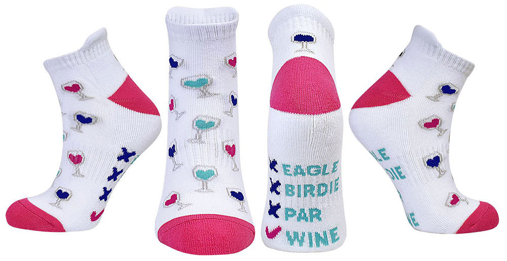 Ladies Wine Golf Socks Golfonline