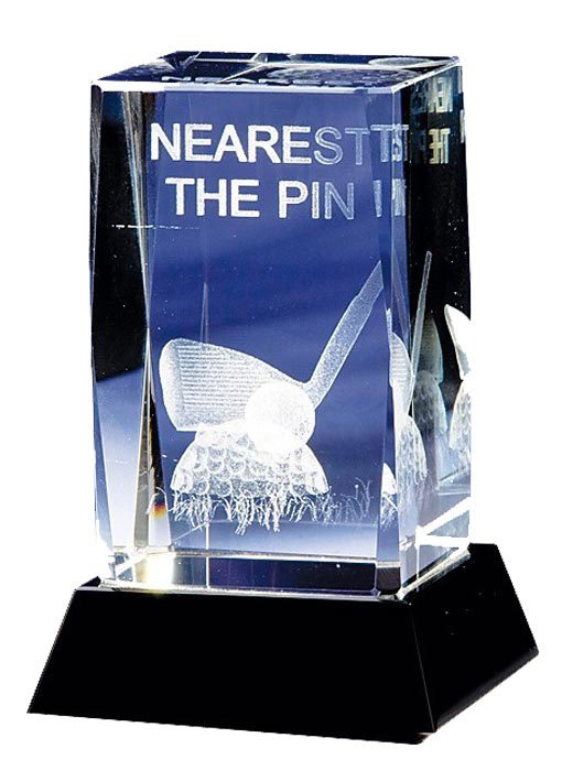 Crystal Nearest The Pin Golf Trophy | GolfOnline