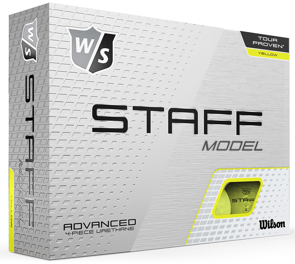 Wilson Staff Model Yellow Golf Balls (12 Balls) - Golfonline